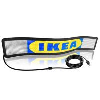 China ODM Portable RGB LED Matrix Panel for Flexible Scroll Message Display in Car and Vehicle for sale
