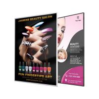 China Black/Silver 2024 Ultra-thin LED Light Box Perfect for Indoor Advertising Solutions for sale