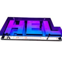 China Delicate Led Mini Letters Electronic Infinity Mirror Led Neon Sign Customized Product for sale