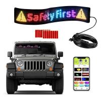 China Newest Phone App Control Editable Content Moving Message LED Display for Car Billboard for sale