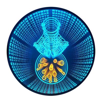 China Customized Infinity Mirror Effect Neon Signs Letters Light Box with Colorful 3D Effect for sale