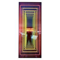 China Customized 3D Infinity Mirror Mini RGB Acrylic Neon Sign LED Letters Light Box Sign for sale
