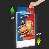 China Custom LED Magnetic Movie Posters Light Box For Cinema with Advertising Aluminum Frame for sale