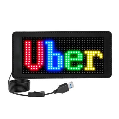 China Design Taxi Rear Window Digital Display App Control Led Advertising Billboard Screen for sale