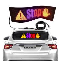 China Design Taxi Rear Window Digital Display App Control Led Advertising Billboard Screen for sale