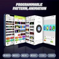 China Wifi App Display Vehicle Mounted Taxi Car Rear Window Led Advertising Billboard Screen for sale