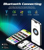 China Wifi App Display Vehicle Mounted Taxi Car Rear Window Led Advertising Billboard Screen for sale