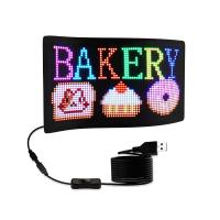 China Led Car Taxi Rear Window Advertising Digital Display High Contrast Ratio Led Display for sale