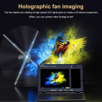 China 4D Hologram Projector Indoor Hologram Advertising Display with 3D Fan Stand and Wall for sale