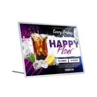 China Aluminum Frame A1 A2 A3 A4 A5 Snap Ultra Thin Advertising Metal Lighting Led Light Box for sale