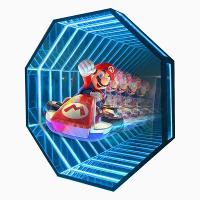 China 50 C Temperature Resistant 3D LED Fan Infinity Mirror Light Box for Any Environment for sale