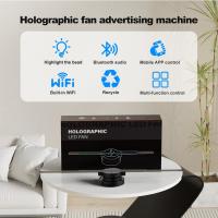 China Indoor 3D Advertising Holographic Led Fan 45 cm Led Light Display with Cloud Control for sale