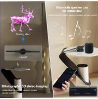 China Indoor 3D Advertising Holographic Led Fan 45 cm Led Light Display with Cloud Control for sale
