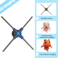 China Advertising Strategy With 52cm Hologram Fan 512P Resolution And 4 Blades for sale