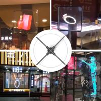China Advertising Strategy With 52cm Hologram Fan 512P Resolution And 4 Blades for sale