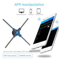 China Advertising Strategy With 52cm Hologram Fan 512P Resolution And 4 Blades for sale