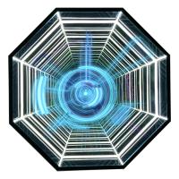 China Play Store Sign Advertising Promotion 3D Hologram Projector with Acrylic Mirrors for sale