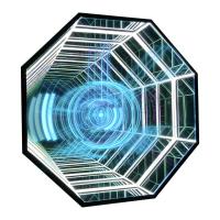 China Customized 3D Hologram Fan Infinity LED Mirrors with 300000 Hours Working Lifetime for sale