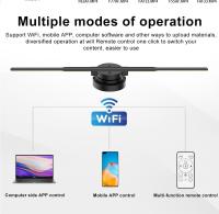 China MP4/AVI/RMVB/GIF/JEPG/PNG/MKV Compatible 3D Hologram Fan 42cm for Outdoor Advertising for sale