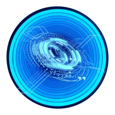 China 50C Decoration Custom LED Mirror Sign 3D Hologram Fan Magic Mirror for Wall Decoration for sale