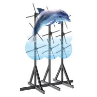 China Splice Function 1800 Brightness LED Fan 3D Hologram Projector for Wall Display for sale