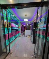 China Stainless Steel 3D Fan Hologram Abyss Layer Mirror Letters Mirror Infinity Publicidad for sale