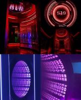 China Outdoor Abyss Mirror Light The Perfect Combination of Neno Lights and Hologram Fan for sale