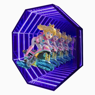 China Indoor 3D Hologram Advertising Equipment with Multi-Layer Mirror and LED Billboard for sale