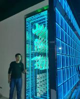 China Decoration Neno Lights Advertising Lights Publicidad Hologram 3D LED Fan for sale