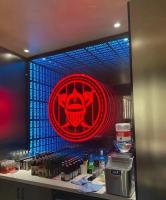 China AC Power Supply Neno Lights Animated Logo Image Playback Remote Control Hologram Fan Infinity Mirror for sale