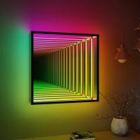 China Customized Stainless Steel Infinity Mirror Neon Billboard for Store Decoration 2024 for sale
