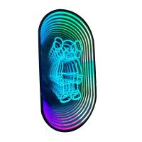 China Custom Bedroom Living Room Infinity Mirror Neon Signs for Delicate Electronic Signage for sale
