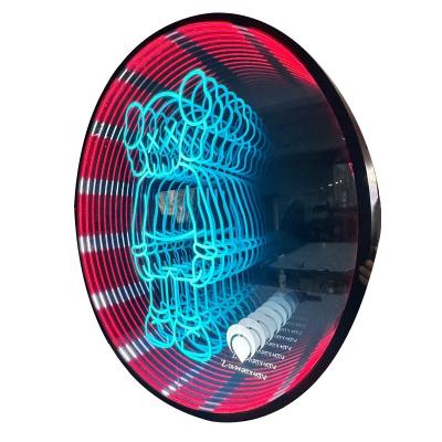 China Indoor 3D Alphabet Mirror Logo Acrylic LED Decoration with Stainless Steel Material for sale