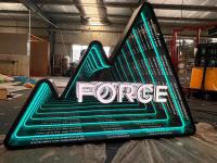 China Stainless Steel 3D LED Business Sign for Melaleuca Mirror Tunnel Letters Installation for sale