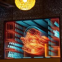 China DC 12V Neon LED Infinity Mirror Acrylic Sign for Bar Party Hotel Shop Catering Outlets for sale