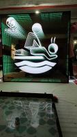China Customized DC 12V Infinity Mirror Magic Mirror with Wall-Mounted Acrylic Letter Sign for sale