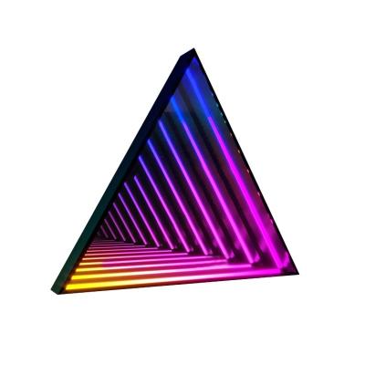 China Indoor Custom Luminous Logo Letter Infinity Mirror Acrylic Sign Advertising Light Box for sale