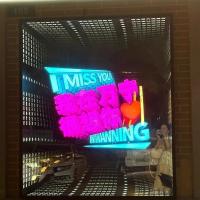 China Indoor/Outdoor Custom Lettering Space Infinity Mirror Art for Bar Shop and Exhibitions for sale