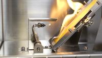 China 45 Degree Flammability Flame Testing Equipment For Material Fire Safety Evaluation for sale