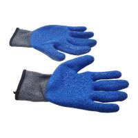 China Rubber Industrial Labor Gloves Glass Handling Protection Tools for sale