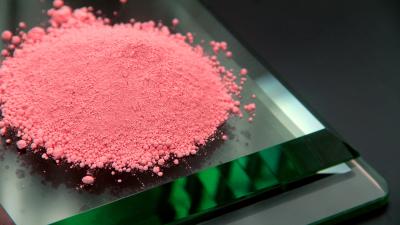 China Glass polishing powder for glass processing machine use red color for sale
