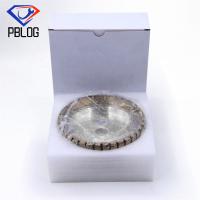 China Bevel Machine Glass Edging Semi-segmented Grinding Diamond Wheel for sale