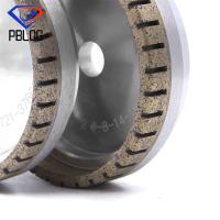 China Bevel Machine Glass Edging Semi-segmented Grinding Diamond Wheel for sale