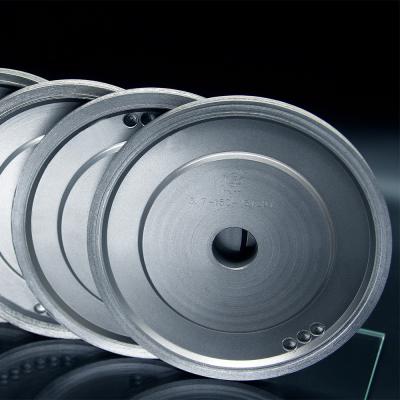 China Boke Factory 150mm 6in Round Edge Grinding Bench Grinder Metal Bond Diamond Wheel for sale