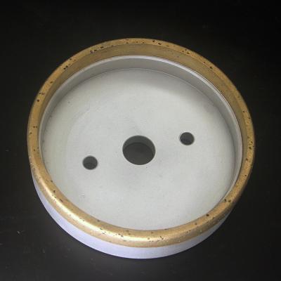 China Grind glass edge diamond wheel for glass machine for sale