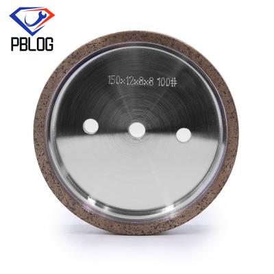 China PBLOG Glass polishing diamond grinding wheel shape polish of straight edge machine for sale