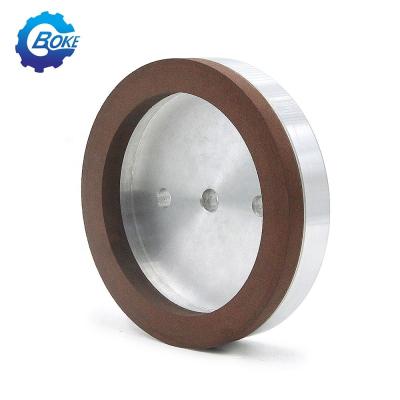 China 150mm Red Grinding Diamond Resin Bond Wheel For Glass Edger For Bavelloni for sale