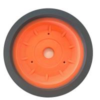 China Bond Grinding Orange Cup Beveling Resin Wheel For Glass Machine For Bavelloni Bovone for sale