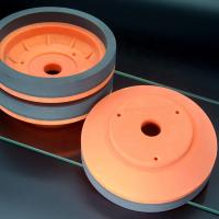 China Bond Grinding Orange Cup Beveling Resin Wheel For Glass Machine For Bavelloni Bovone for sale
