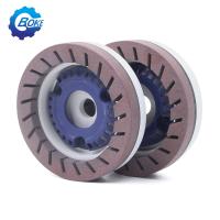 China Turbo Shape Bonded Segmented Resin Grinding Wheel For Bavelloni Beveling Machine for sale